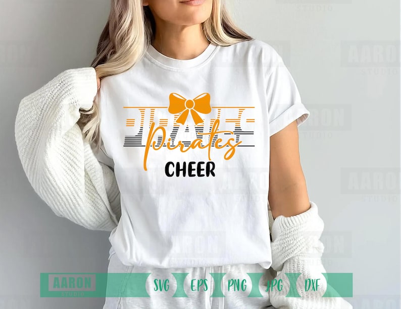Pirates Cheer SVG, Bow Mascot, School Spirit (cutting File) - Etsy