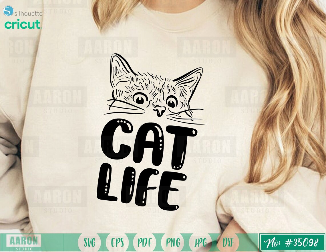 Cat Life Svg Cat Vibes Svg Cat Owner Svg Funny Svg Fur - Etsy