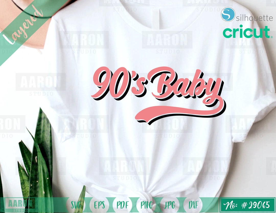 90s Baby SVG, 90s Mommy, Vintage Script Svg, Old School Shirt Svg, Png ...