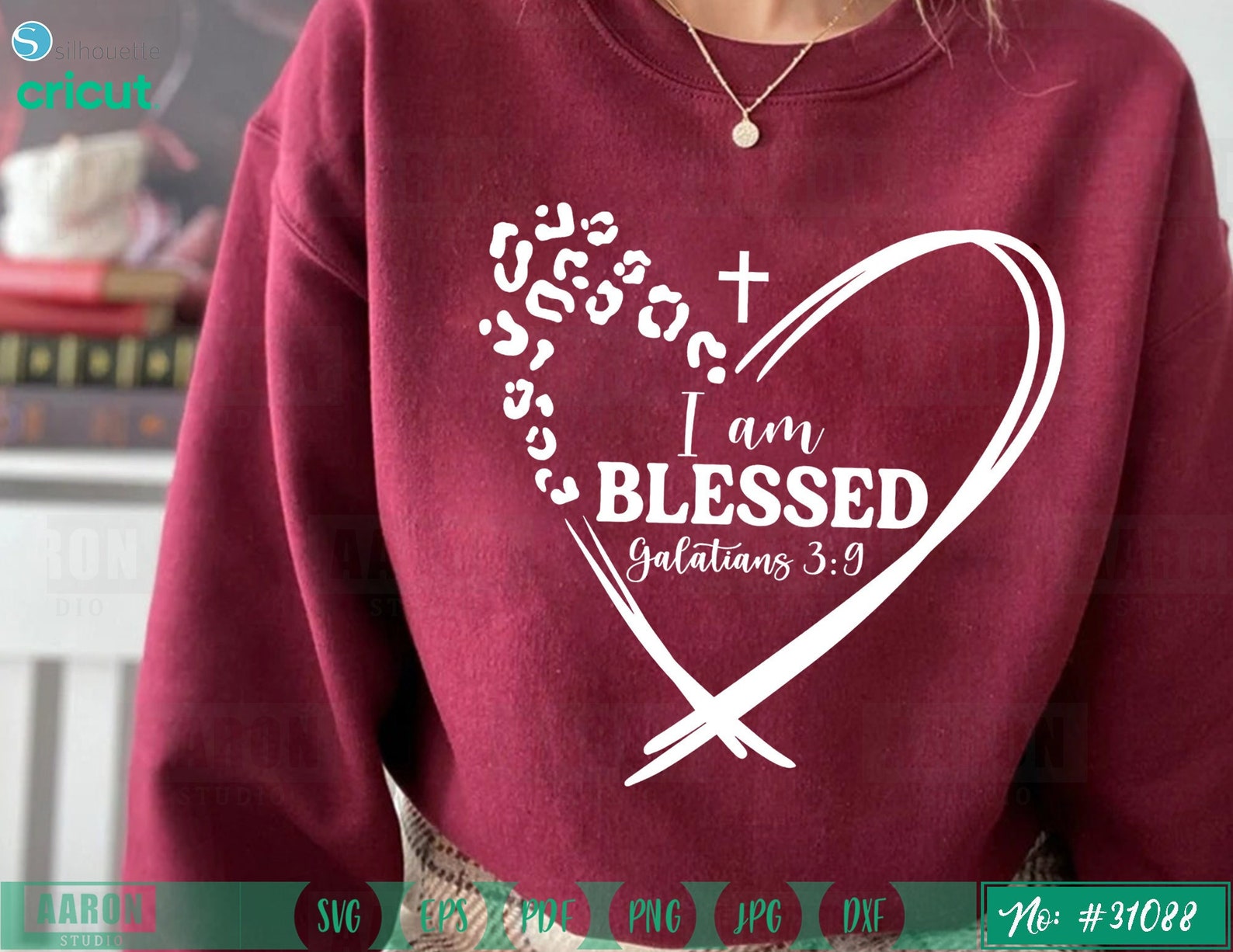 I Am Blessed Svg Leopard Svg Leopard Heart Svg Cheetah - Etsy