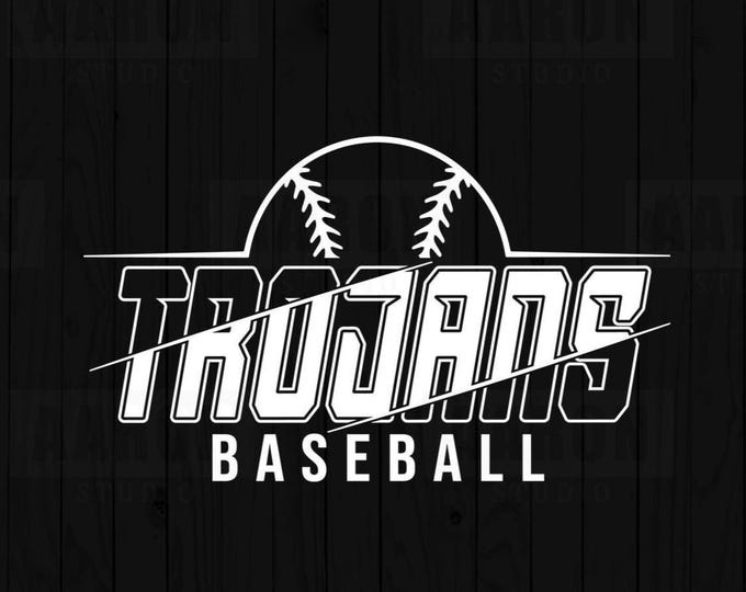 Trojan Baseball Svg, Trojans Baseball Svg Mascot, Trojan Svg, Trojans ...