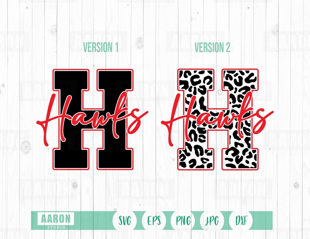 Hawks H Mascot SVG PNG, Hawks Cheer Mom Svg, Mascot Shirt Design Svg ...