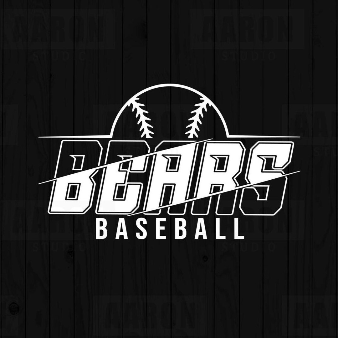 Bears Baseball SVG, PNG, DXF, Mascot Graphic (digital Download) - Etsy