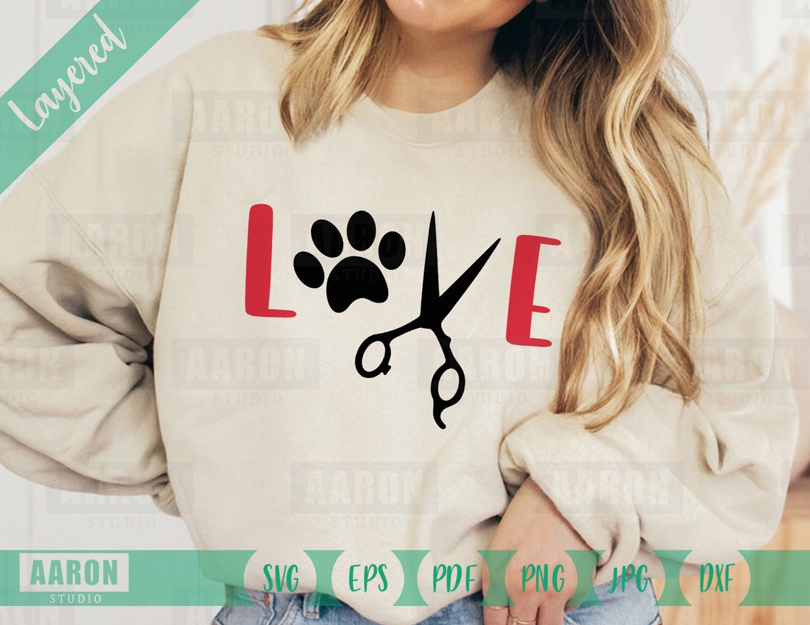 Pet Grooming Shop Svg Groomer Svg Dog Groomer Svg Love Dog - Etsy
