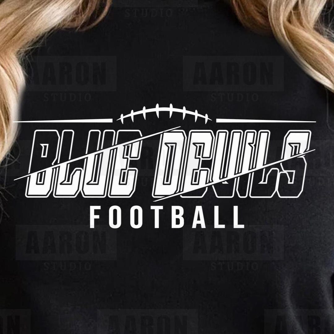 Blue Devils Football SVG, PNG, DXF, Cricut (digital Download) - Etsy