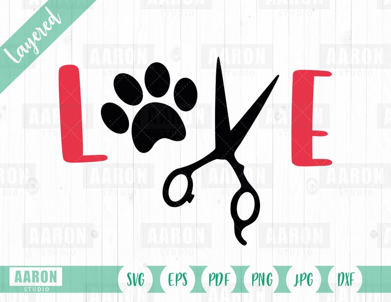 Pet Grooming Shop Svg Groomer Svg Dog Groomer Svg Love Dog | Etsy