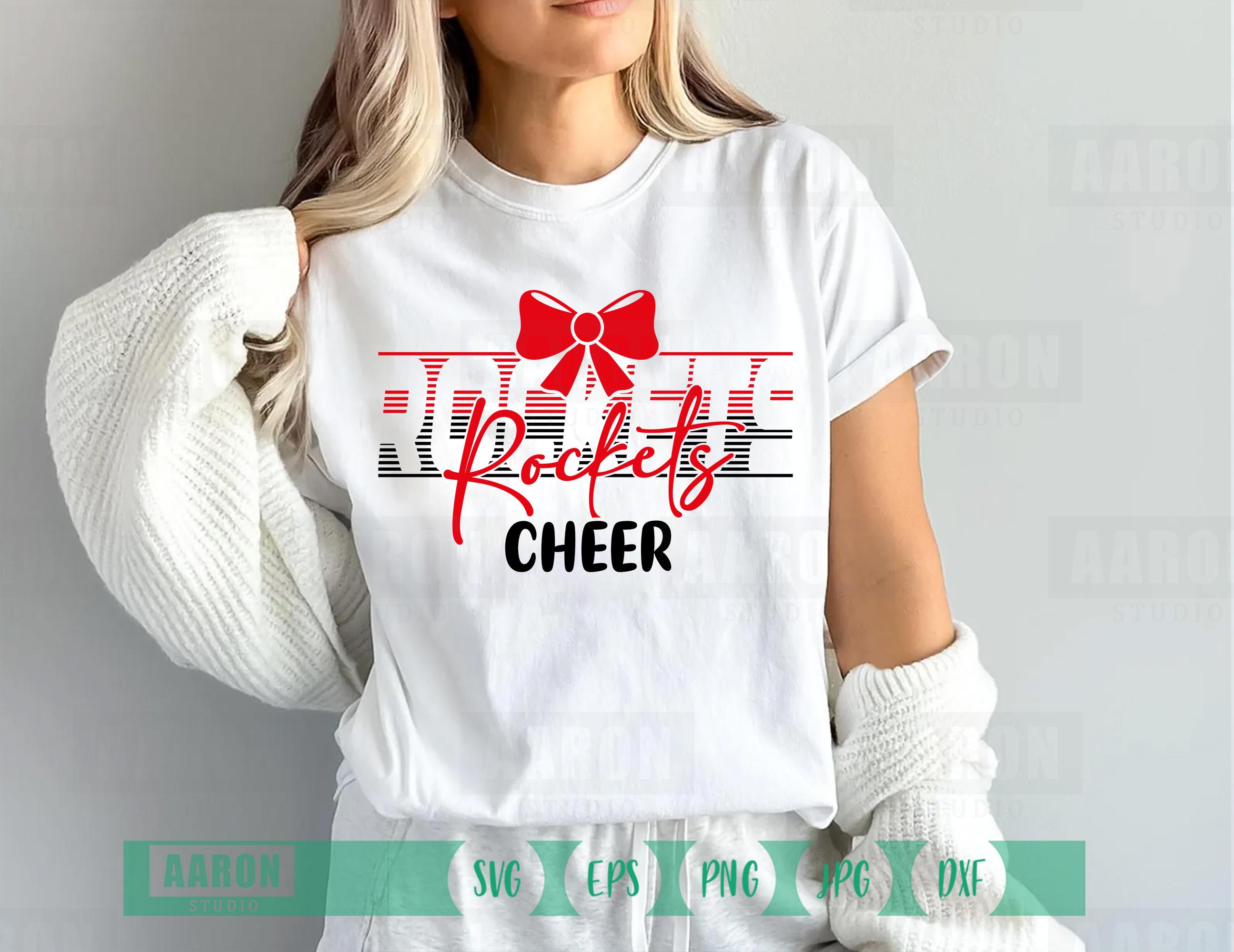 Rockets Cheer SVG, School Spirit Bow Mascot (easy Cutting File) - Etsy