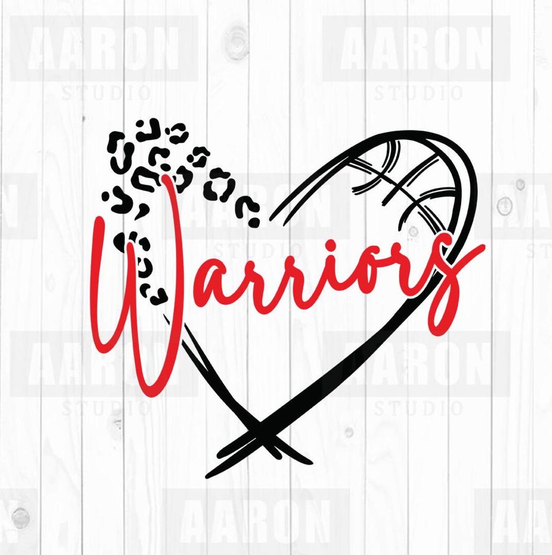 Warriors Leopard Basketball SVG, PNG, DXF (digital Files) - Etsy
