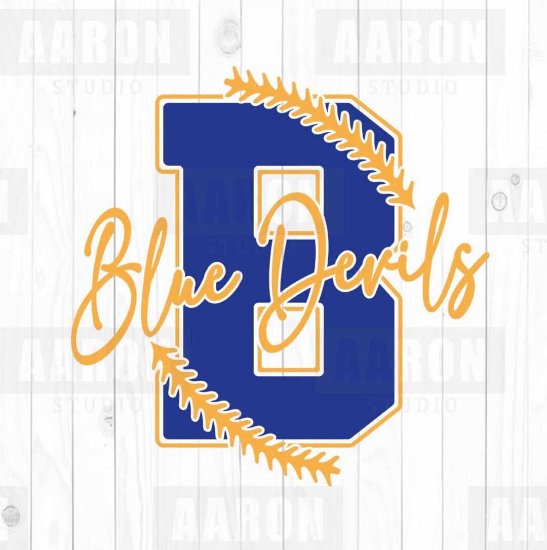 Blue Devils Baseball SVG PNG DXF, Blue Devils Svg, Baseball Svg, Blue ...