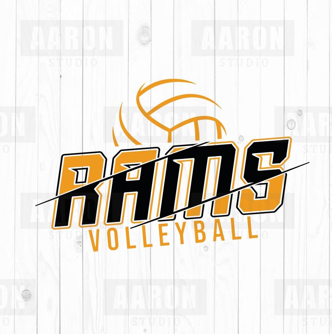 Rams Volleyball SVG PNG DXF, Rams Svg, Volleyball Svg, Rams Mascot Svg ...