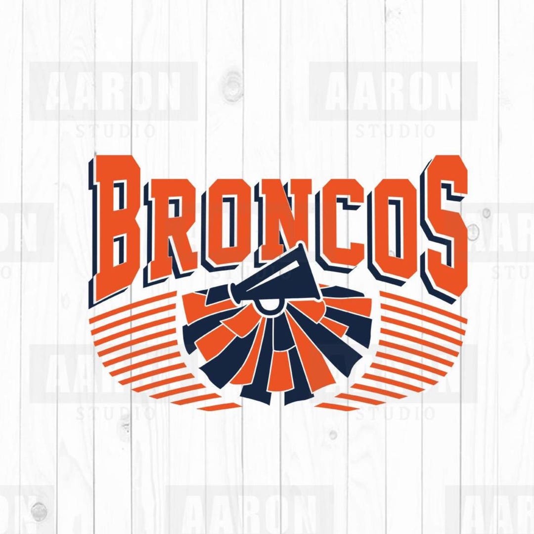 Broncos Cheer Mom SVG, Mascot Shirt Design (digital Download) - Etsy