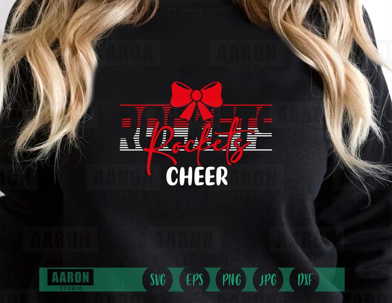 Rockets Cheer SVG, School Spirit Bow Mascot (easy Cutting File) - Etsy