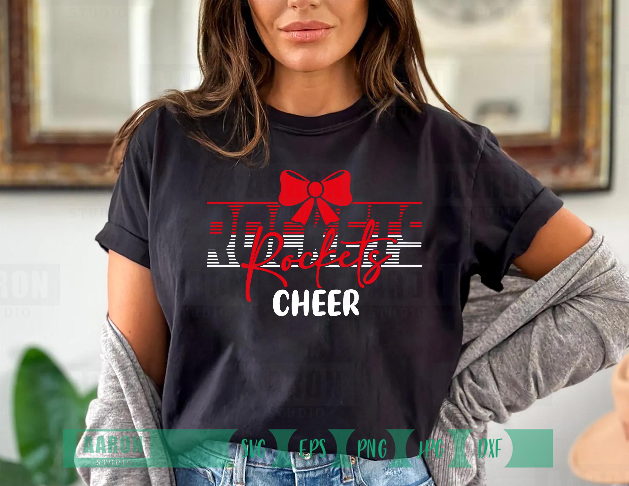 Rockets Cheer SVG, School Spirit Bow Mascot (easy Cutting File) - Etsy