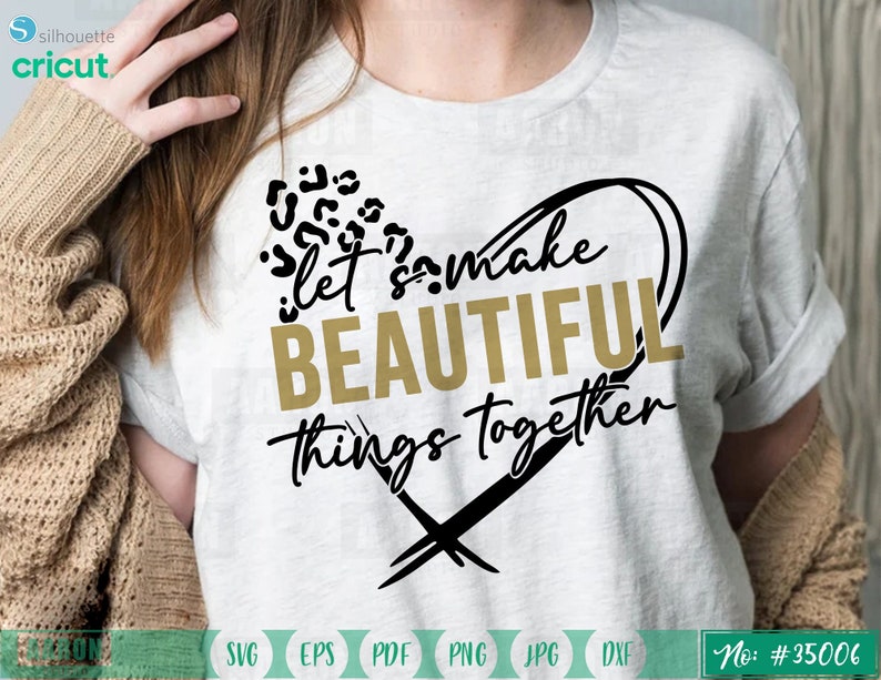 Let's Make Beautiful Things Together Svg Insprational - Etsy