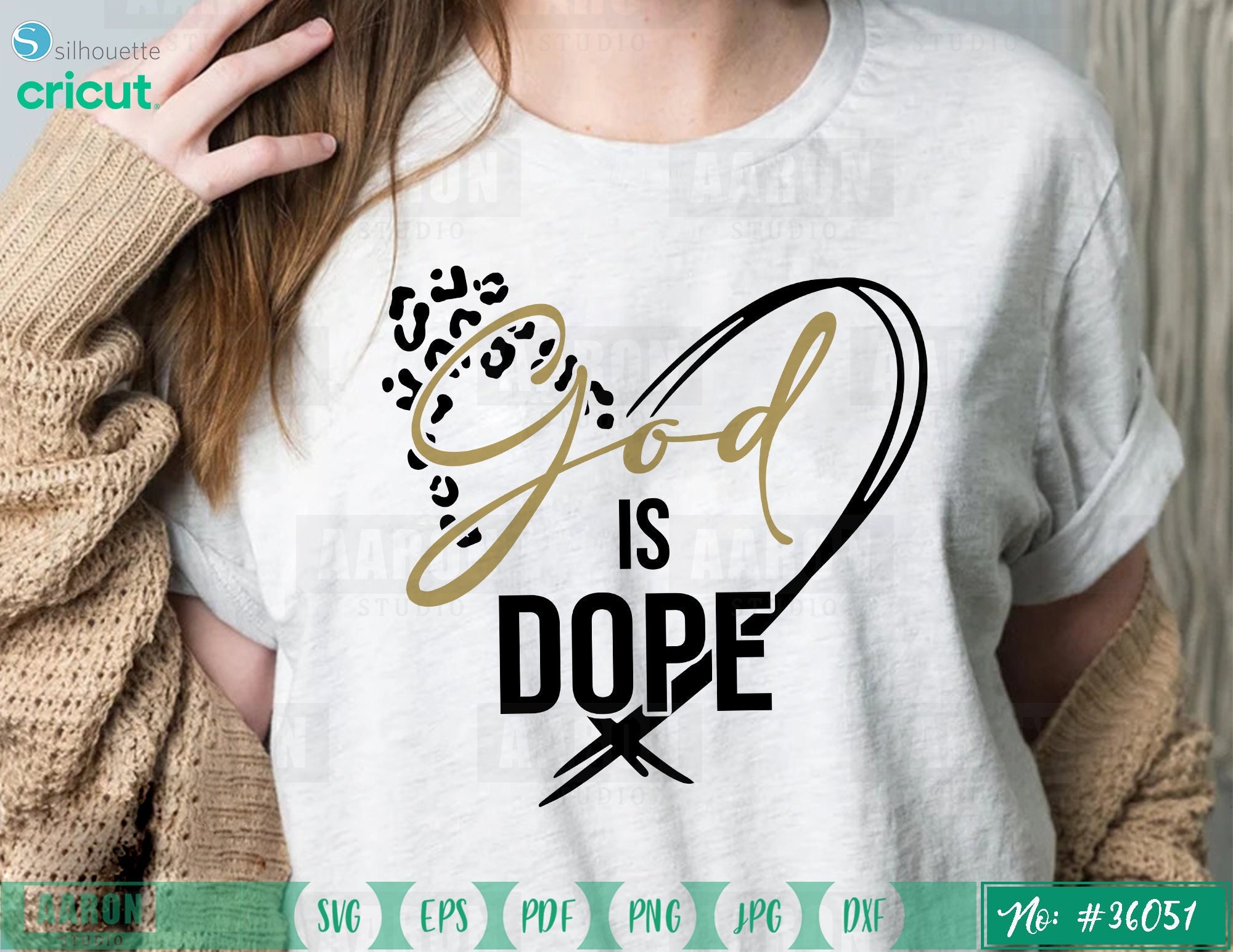God is Dope Svg Christian Svg Motivational Leopard Cheetah - Etsy Canada