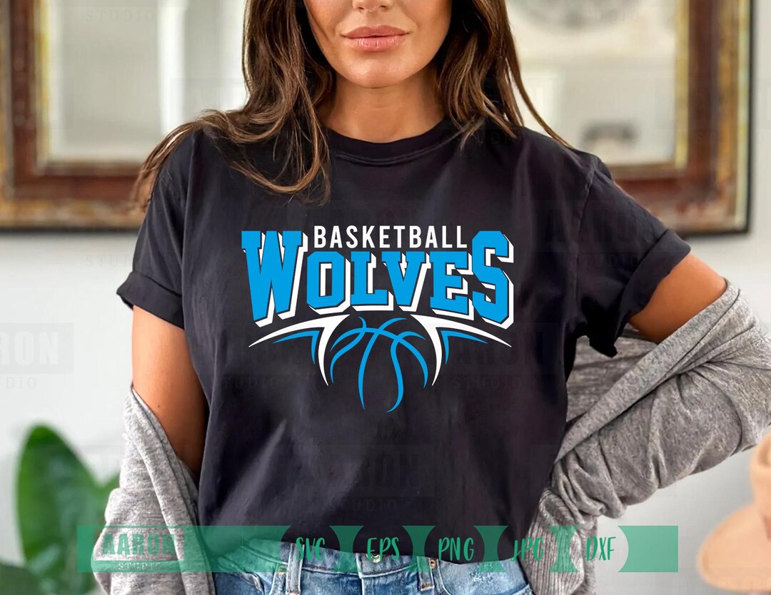 Wolves Basketball SVG, PNG, DXF, Mascot Design - Etsy