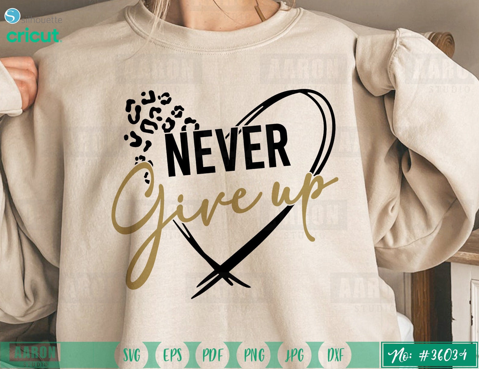 Never Give up Svg Christian Svg Motivational Svg Leopard - Etsy