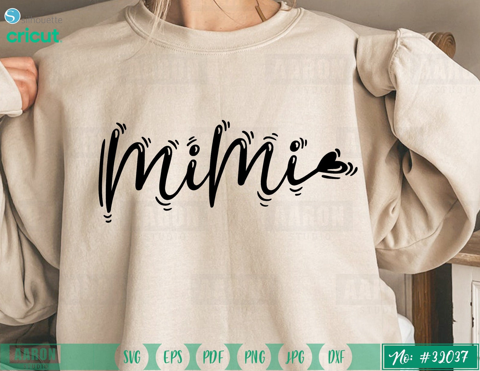 Mimi Svg Mimi With Heart Svg Cut File for Cricut Family Svg - Etsy