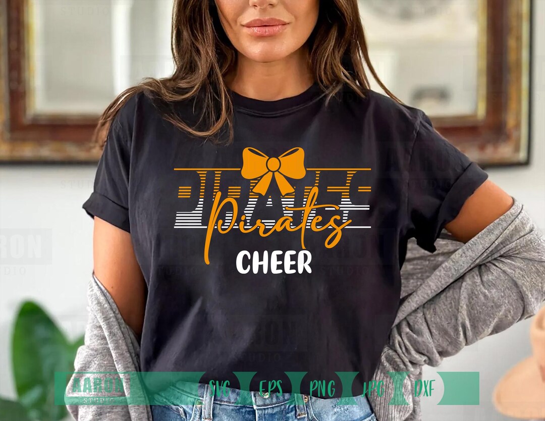 Pirates Cheer SVG, Bow Mascot, School Spirit (cutting File) - Etsy