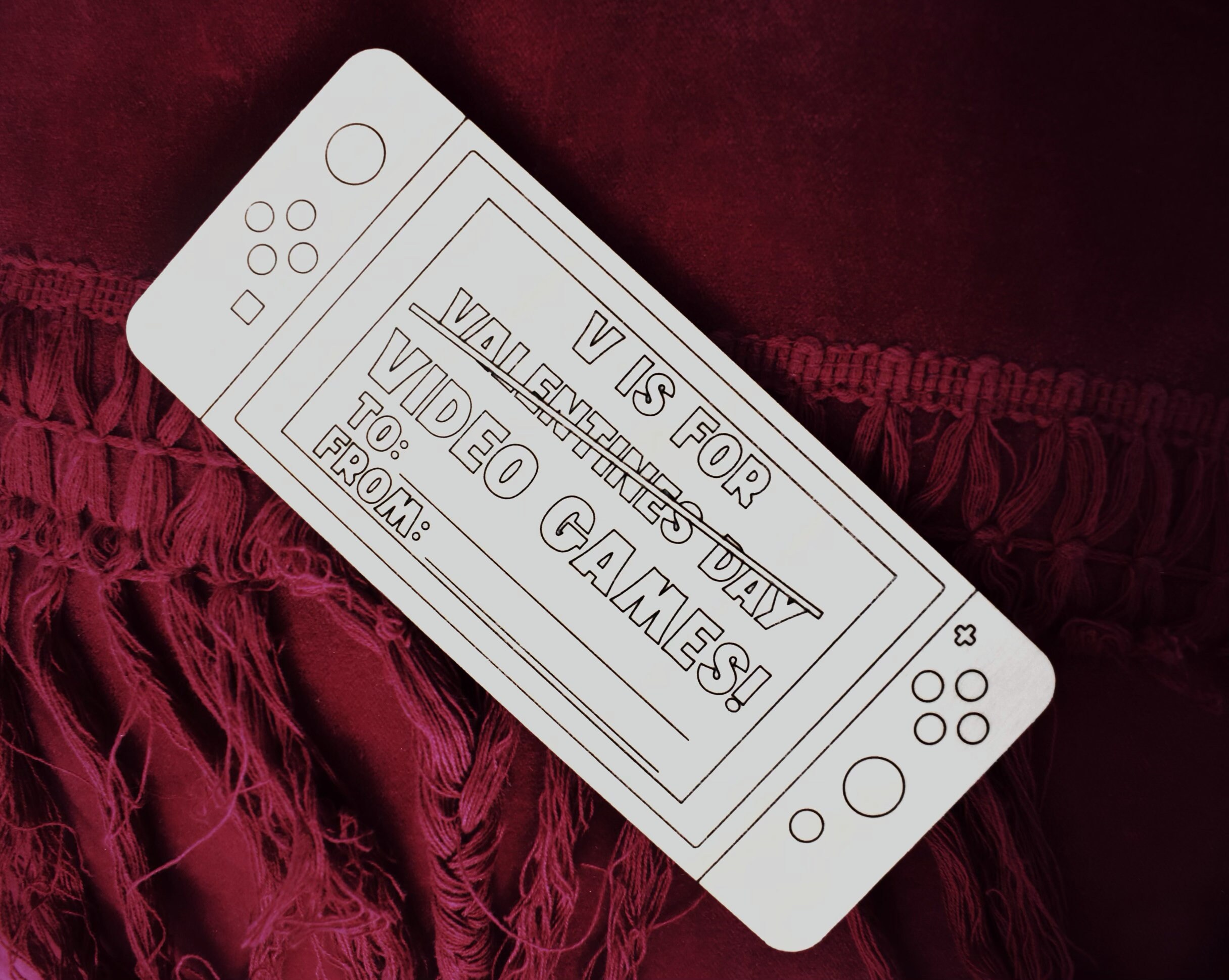 Video Game Themed Valentines Day Card Paint Kit set of 18 - Etsy