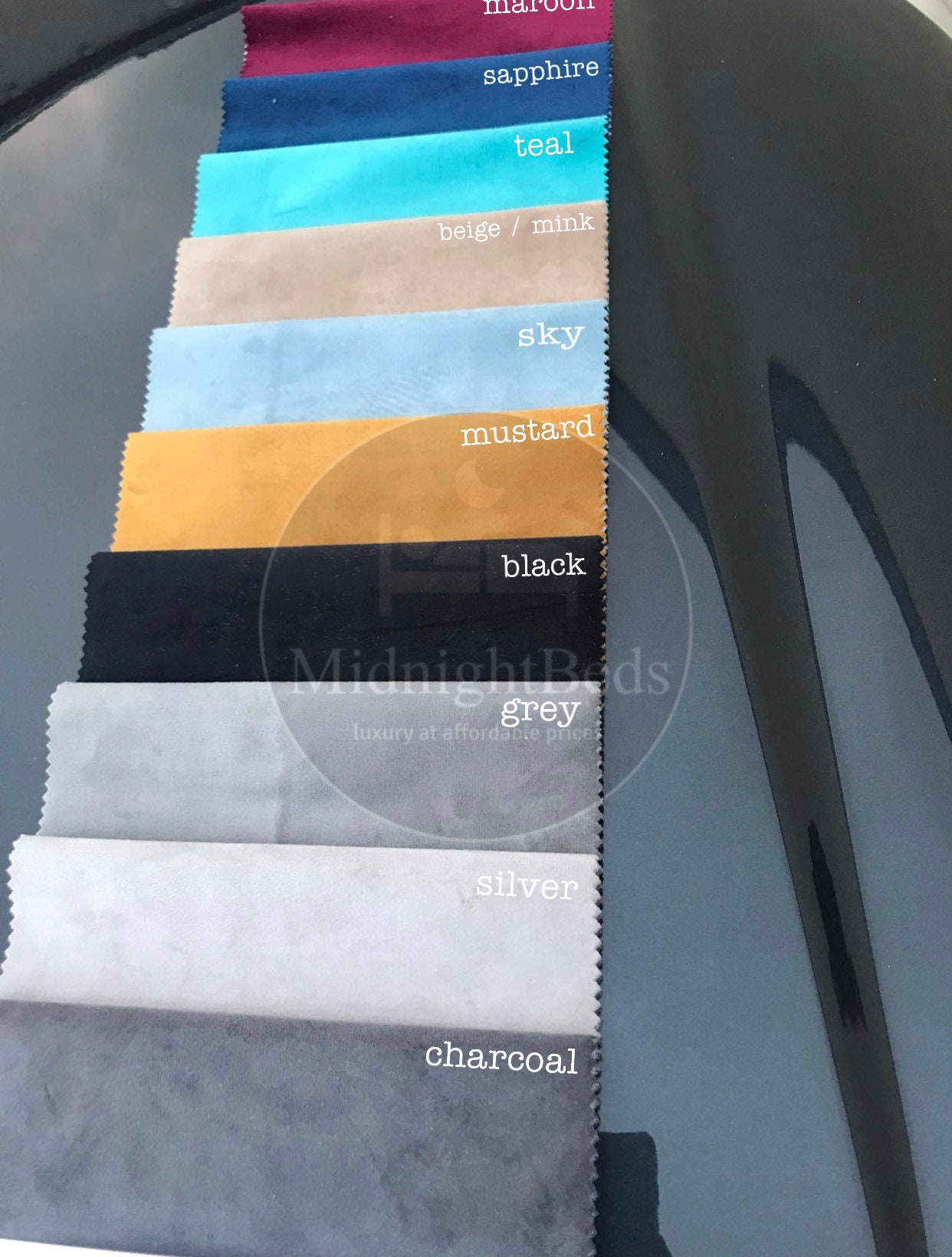 3ft Plush Velvet Chesterfield Buttoned Ottoman Storage Blanket Box ...