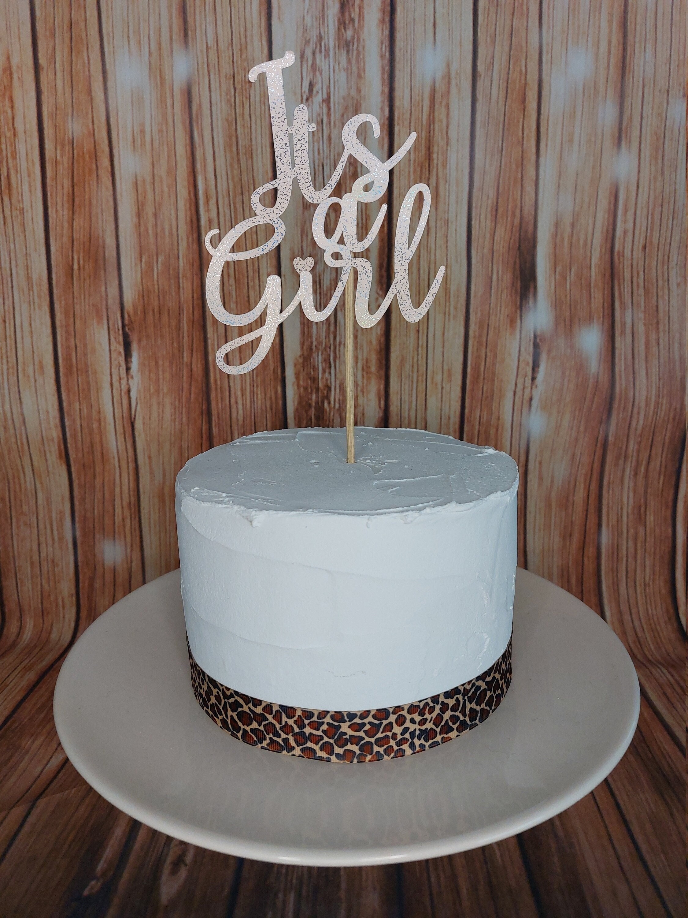 Cake Topper IT'S A GIRL Cake Topper New Baby Cake - Etsy