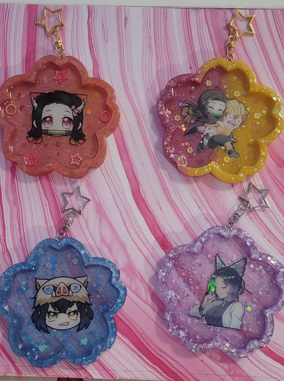 Anime Sakura Keychains - Etsy