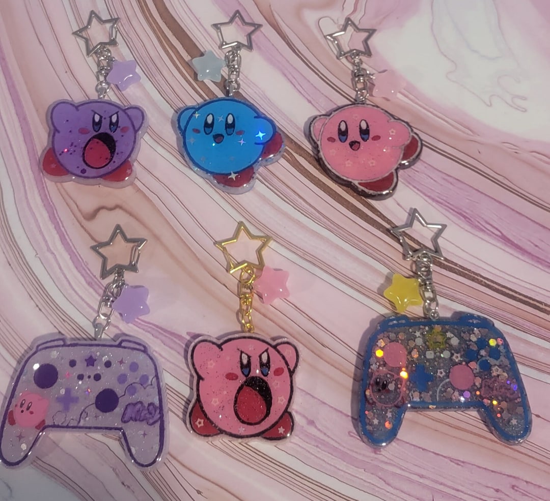Kirby Keychains - Etsy