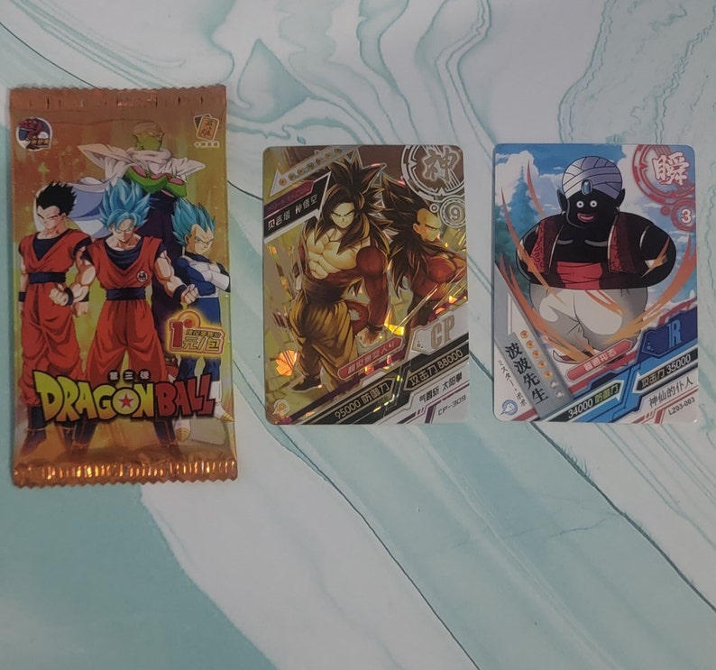 Dragon Ball Z Cards - Etsy