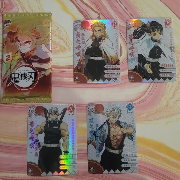 Anime Trading Cards - Etsy