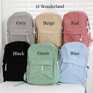 Personalized Kids Backpack With Name, Toddler Bag, Embroidered Girls ...