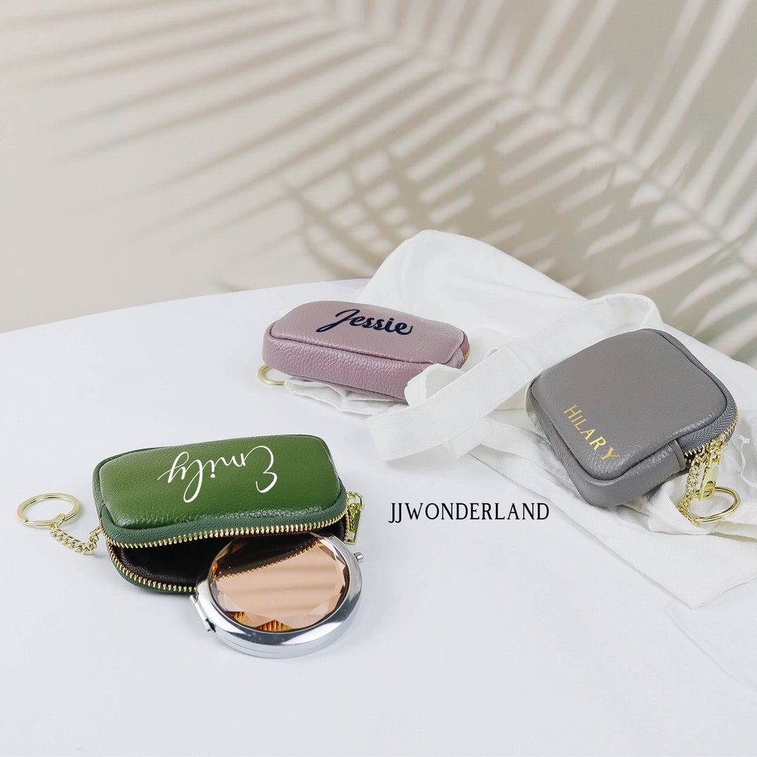 Personalized Coin Purse, Monogram Purse, Leather Purse, Coin Pouches ...