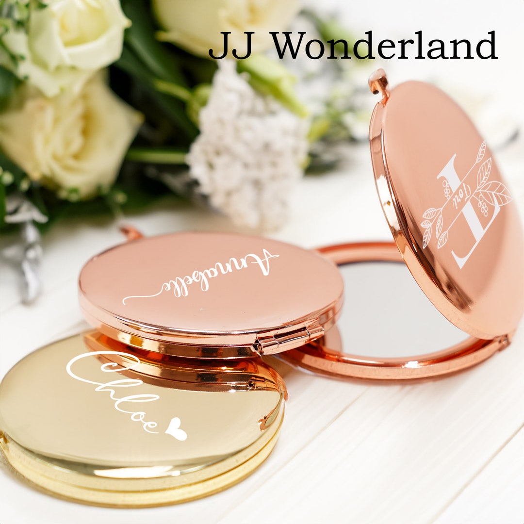 Personalized Engraved Compact Mirror, Custom Pocket Mirror, Engraved ...
