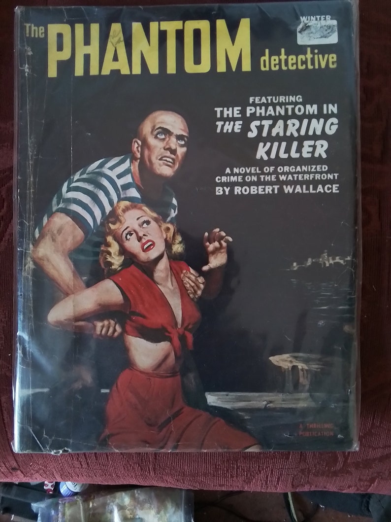 The Phantom Detective Winter 1952 Original Magazine Pulp - Etsy
