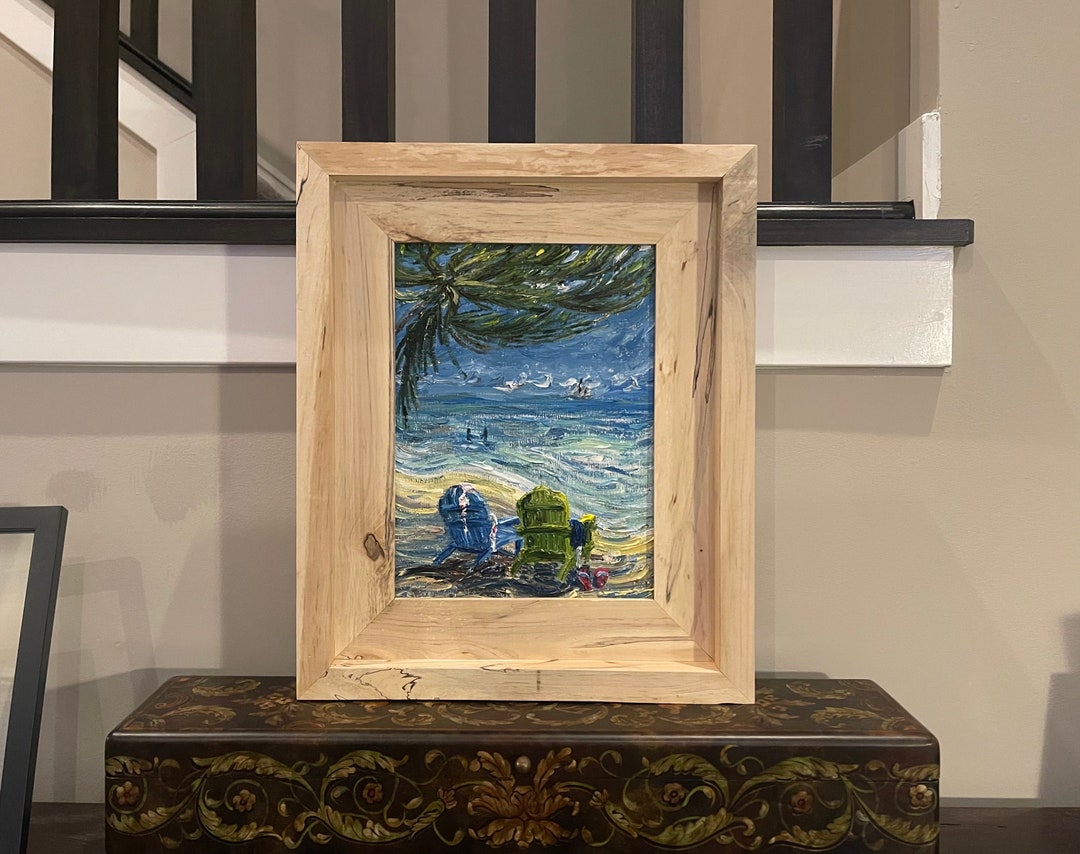 Rustic Spalted Maple Picture Photo Frame 9x12 ID American Farmhouse ...