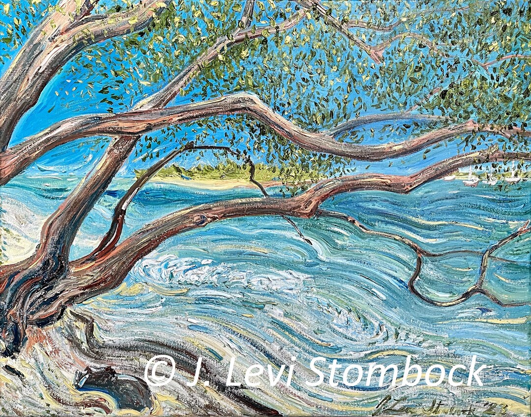 Canvas Print of Original "the Answer" Painting, Key West Art - Etsy