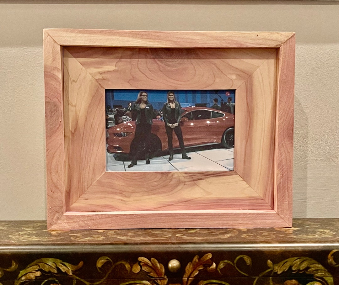 Modern Cedar Picture Photo Frame 4x6 ID American Farmhouse Style Made ...