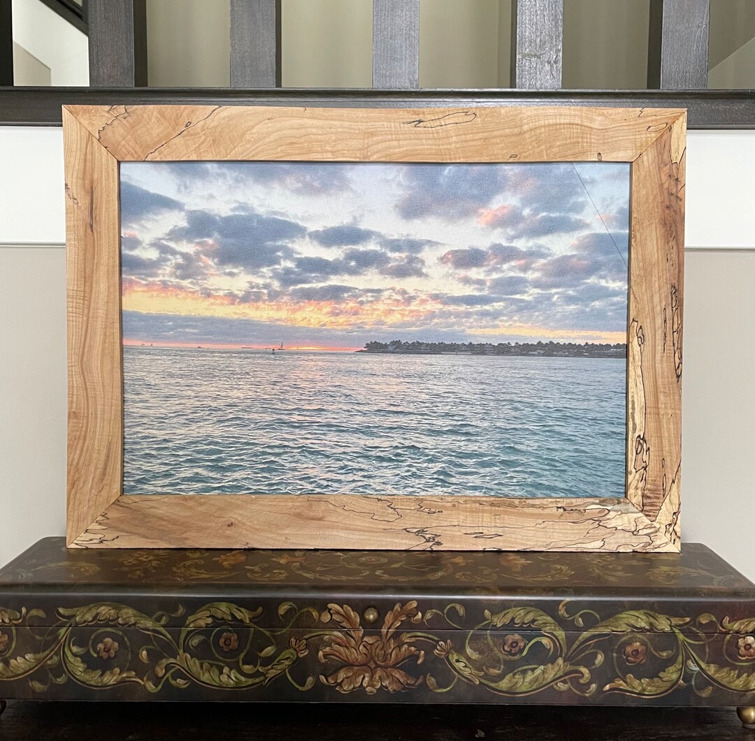 Rustic Spalted Maple Picture Photo Frame 12x18 ID American Farmhouse ...