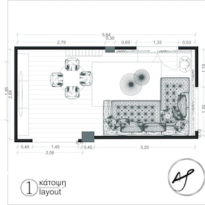 Custom Living Room E-design - Floor Plan Layout (PDF) - Etsy