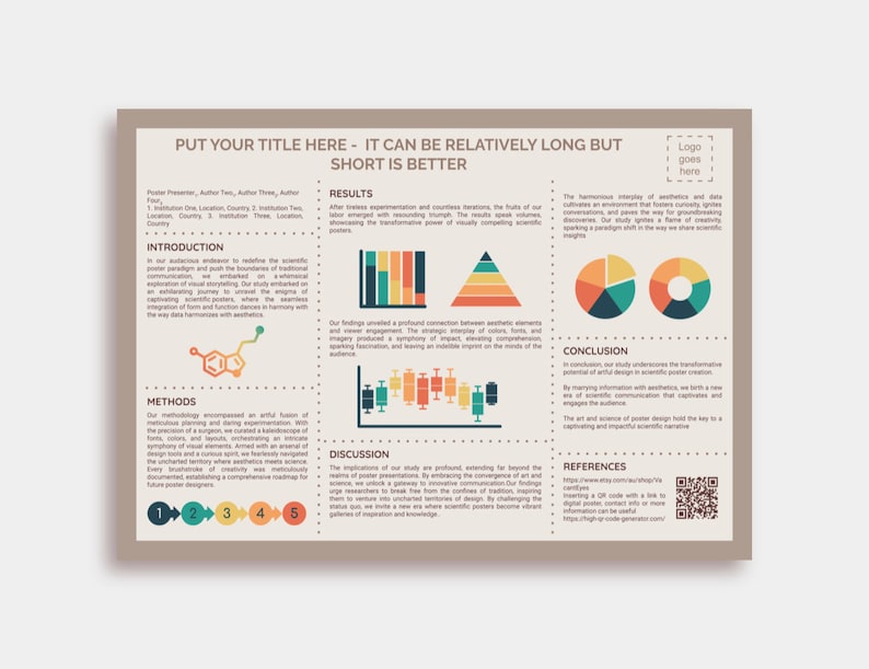 Scientific Poster Template Plus Powerpoint Icons Google Slides DIGITAL ...