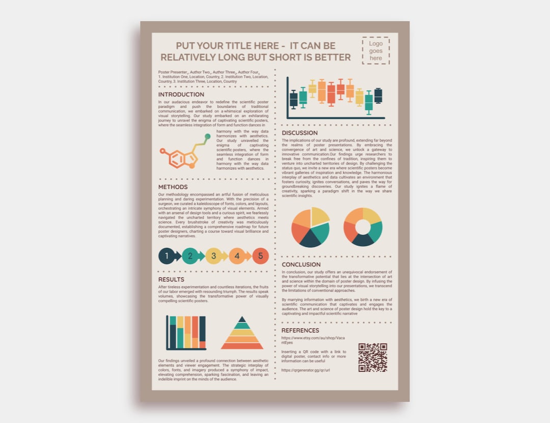 Scientific Poster Template Plus Powerpoint Icons Google Slides DIGITAL ...