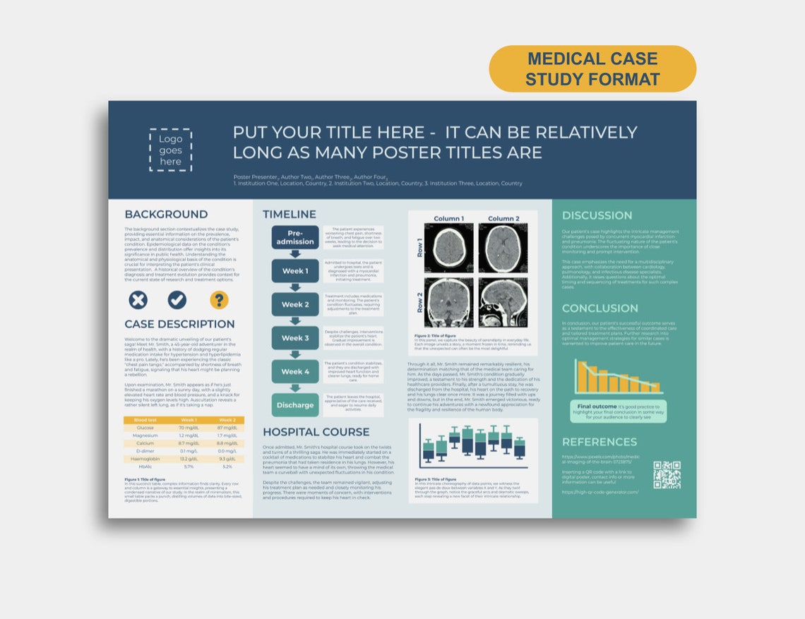 Scientific Poster Template and Medical Case Study Template for ...