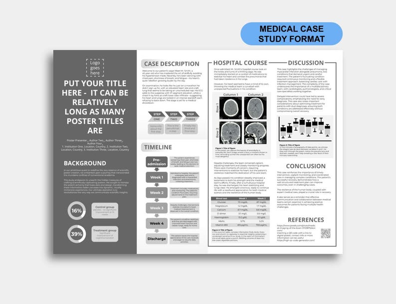 Scientific Poster Template Medical Case Study Powerpoint Google Slides ...