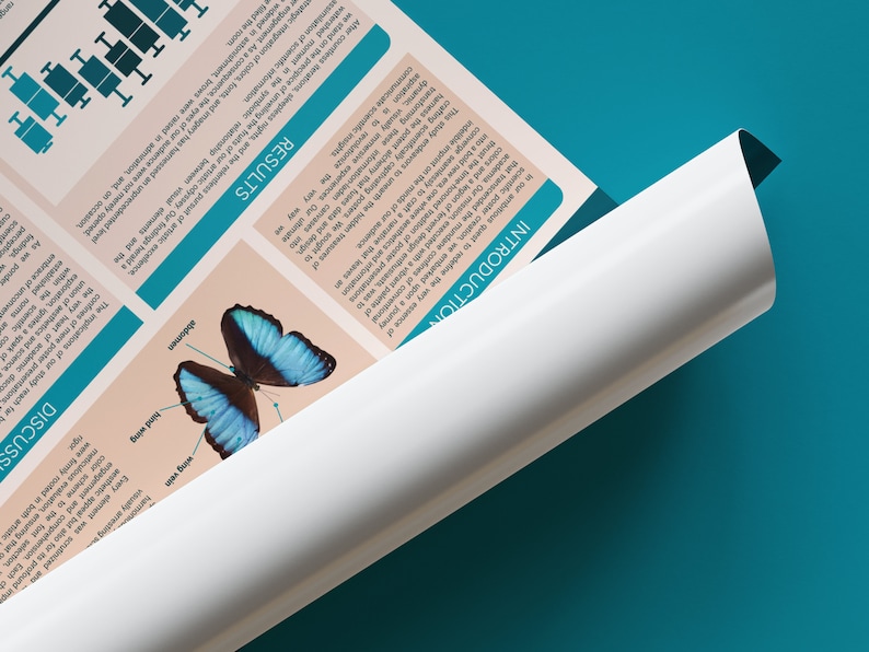 Scientific Poster Template + Powerpoint Icons - Google Slides DIGITAL ...