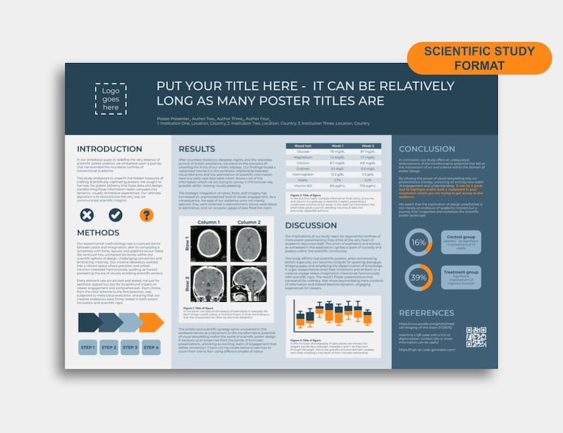 Scientific Poster Template and Medical Case Study Template for ...