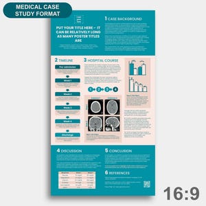 Scientific Poster Template Medical Case Study Template for Powerpoint ...
