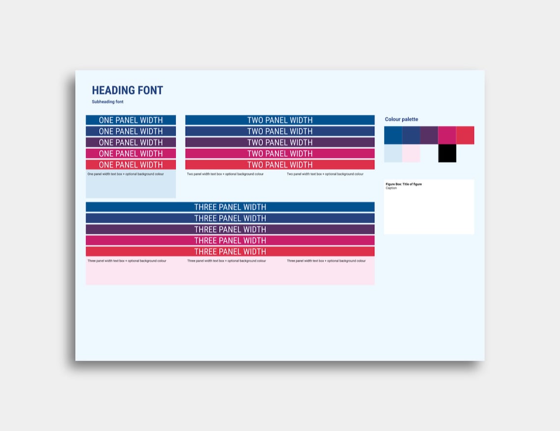 Scientific Poster Template - Google Slides DIGITAL - Cool Tones Pink ...