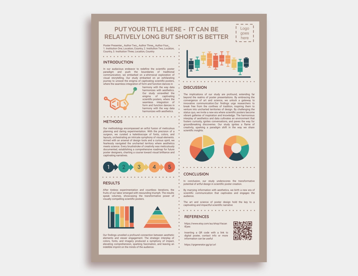 Scientific Poster Template Plus Powerpoint Icons Google - Etsy Australia