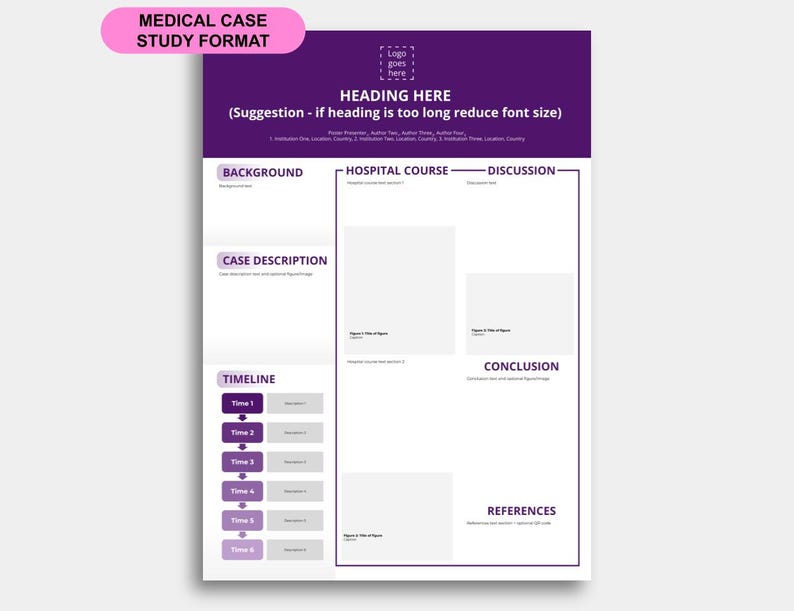 Scientific Poster Template Medical Case Study Powerpoint Google Slides ...