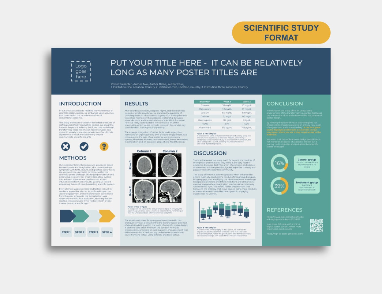 Scientific Poster Template and Medical Case Study Template for ...